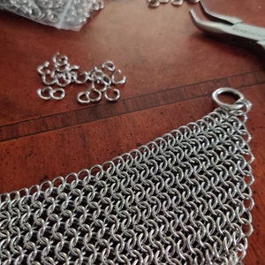 Trizantine Bracelet Kit, Chainmaille Kit, Stainless Steel, Chainmail ...