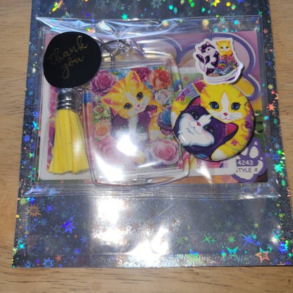 Lisa Frank Keychains, 90's Inspired, Choose One, Party Favors ...