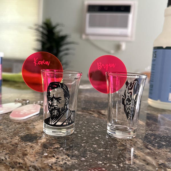 Personalized Appetizer Skewers,acrylic Initial Pick,monogram Cupcake ...