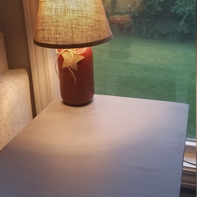 Mason Jar Lamp, Lamp Base, Farmhouse Lamp, Accent Lamp, Neutral Decor ...