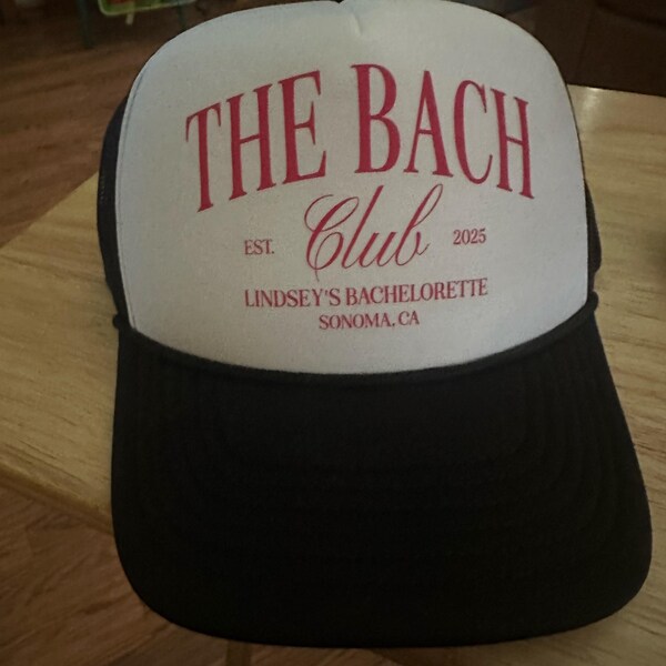 Bachelorette Party Hats, Custom Trucker Hat, Team Bride Hat, Group ...