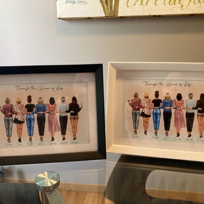 5 Best Friends Gift Personalized Best Friends Print Personalized Gifts ...