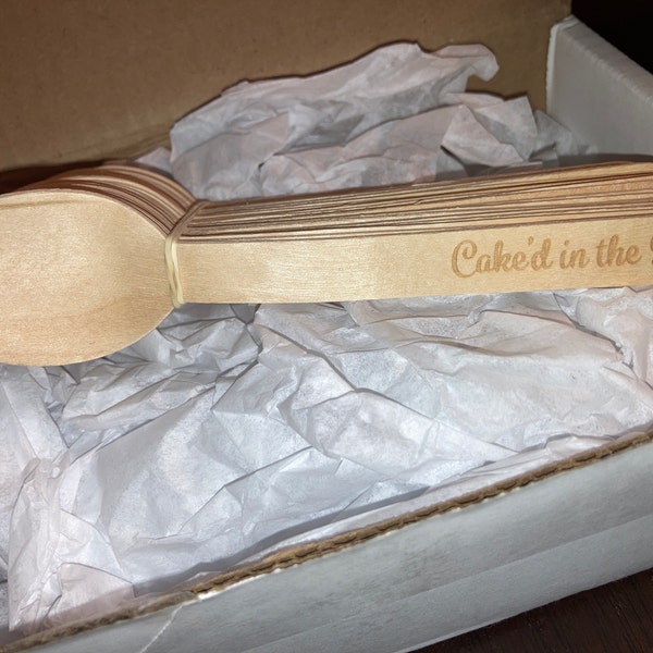 Wooden Spoon Custom Engraved, Personalized W/ Your Logo or Phrase ...