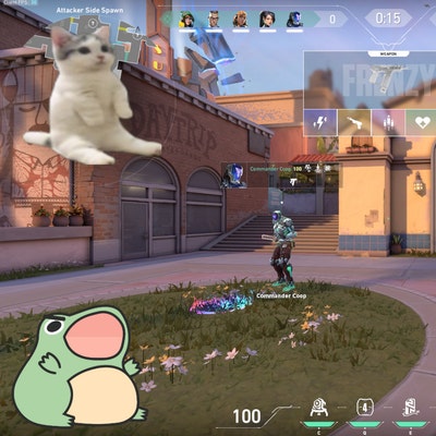 Pngtuber Frog Chibi Cute Kawaii Twitch Youtube Vtuber Streaming Ready to Use and Download for ...