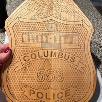 Wooden Texas HP Badge or Shoulder Patch Ornament - Etsy