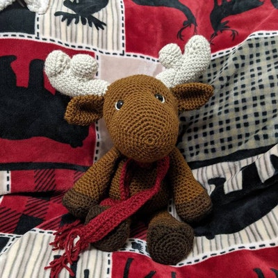 Moose Crochet Pattern Crochet Moose Moose Tutorial - Etsy