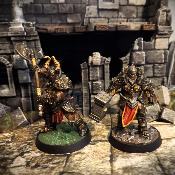 Colonel Thierry Du Lion D'argent Paladin Bust to Paint Dungeons Dragons ...