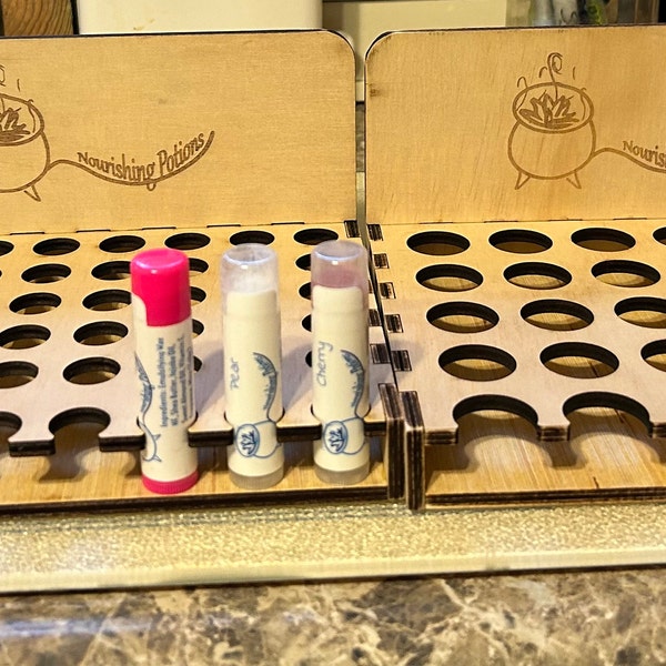 48pc Chapstick Display, Your Company Chapstick Holders Made Easy, Lip ...