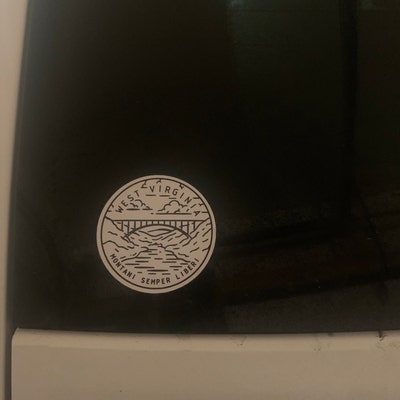 West Virginia Sticker West Virginia Decal Multiple Sizes - Etsy