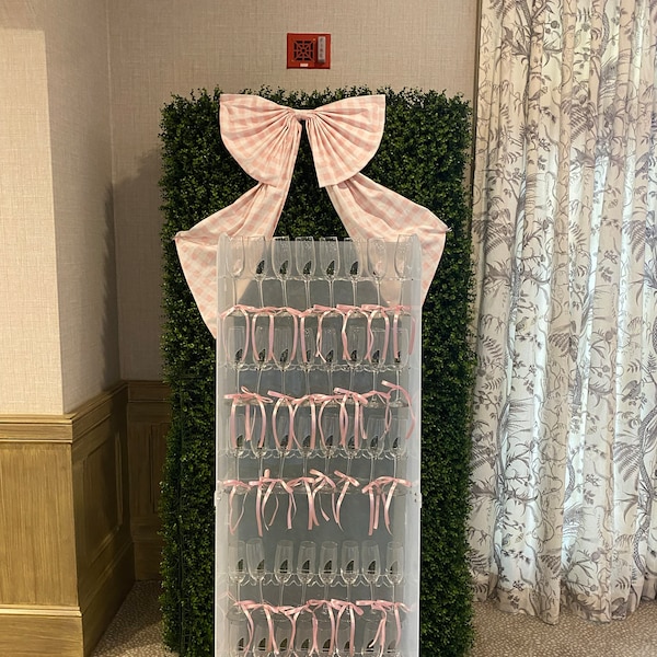 Large Wall Bow Nursery Decor Baby Girl Pink Room Decor Pink Wall Art ...