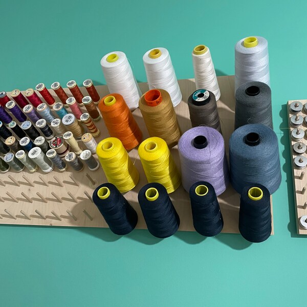 Spool Rack Thread Holder Sewing Pegboard Storage Sewing Room Organiser ...