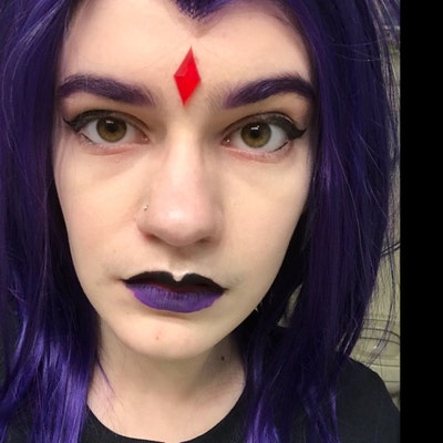 Forehead Gem, Earring Gem, Flat Back Jewel, Raven, Cosplay, Costume ...