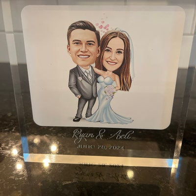 Acrylic Photo Block Custom Photo Collage Picture Frame Personalized ...