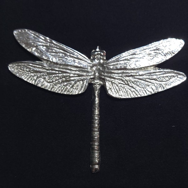 Pewter Scarf Ring - Dragonfly - Etsy