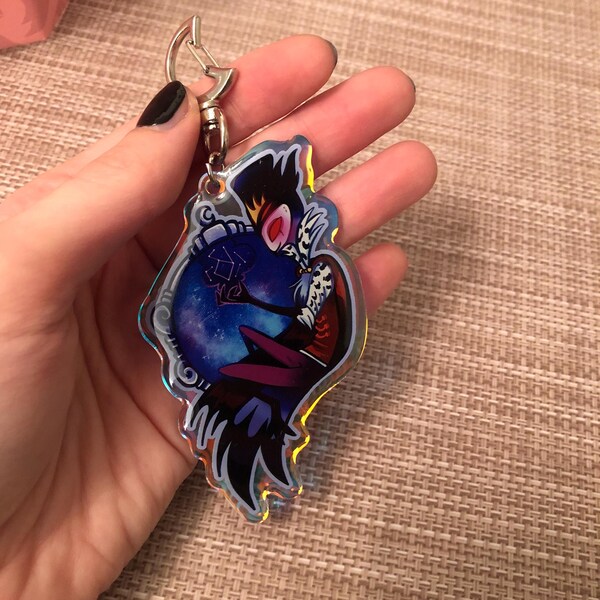 Creepy Raven Embroidered Patch Cryptid Raven Bird Crow Embroidery Patch ...