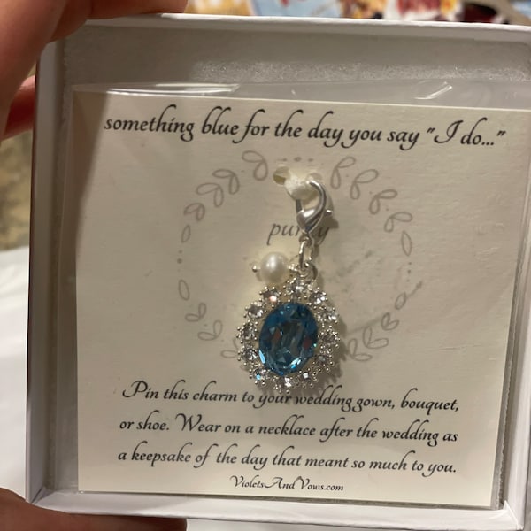 Something Blue for Bride-something Blue Charm-elegant Wedding Gown ...