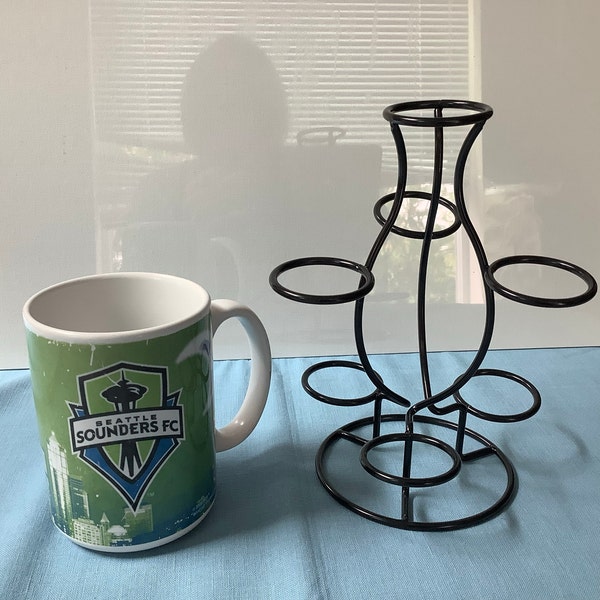 New Shape!! Black Seven Sphere Display Stand, 7 Sphere Holder, Egg ...