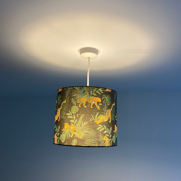 Safari Lamp Shade Cheetah Home Decor Tropical Ampshade Table Lamp - Etsy