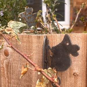 Metal Robin in a Disc Door Hanger Metal Garden Art Made - Etsy UK