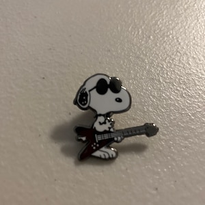 Punk Snoopy Hard Enamel Pins - Etsy