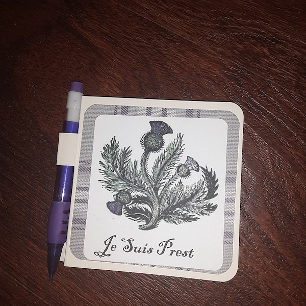 Outlander Sticky-note Holder With Pen - Etsy