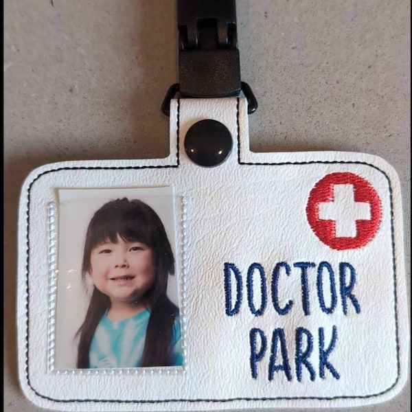Pretend Doctor Badge, Pretend Nurse Badge, Pretend Badge Holder ...