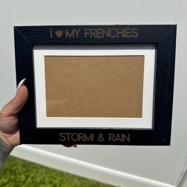 We Love You Picture Frame, Custom Names Picture Frame, Gift for ...