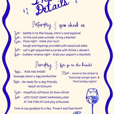 Hand Drawn Wedding Menu and Place Card Template Illustrated Dinner Menu ...