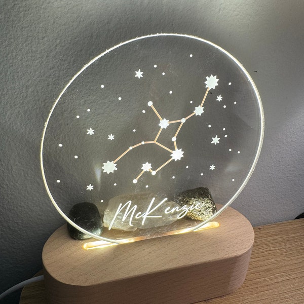 Custom Wooden Alphabet Night Light ,initial LED Night Light ...