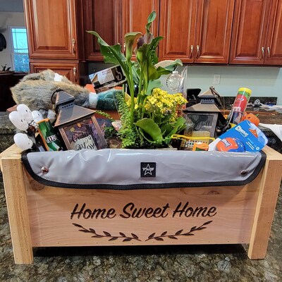 Refreshment Bar, Hostess Gift, Wood Ice Chest, Personalized Birthday ...