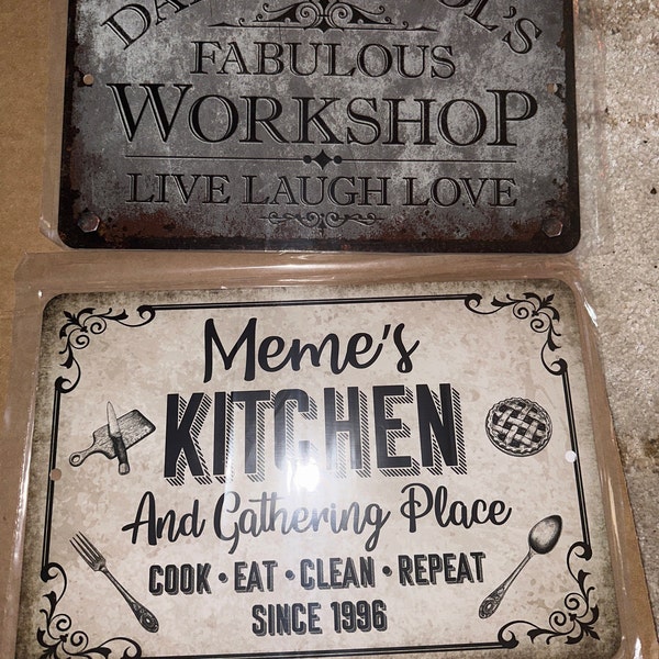 Custom Arch Top Steel With Rusty Edge Metal Sign - Etsy