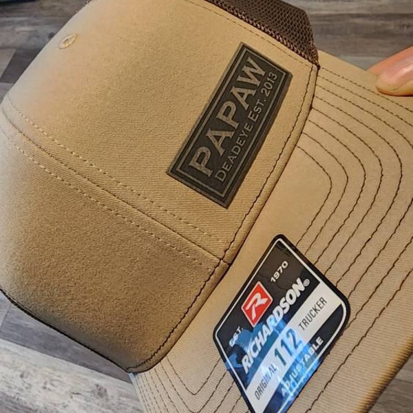 Custom Excavator Patch Hat, Construction Company Hats, Personalized ...