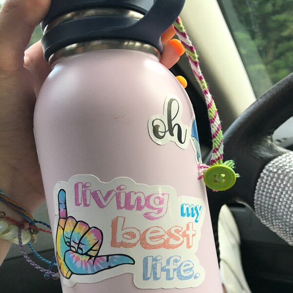 Living My Best Life Sticker - Best Life Sticker - Shakka Hand Stickers ...