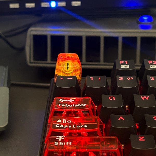 Wu.kong Black My.th Artisan Keycaps , Brown Game Keycaps Set, Monkey ...