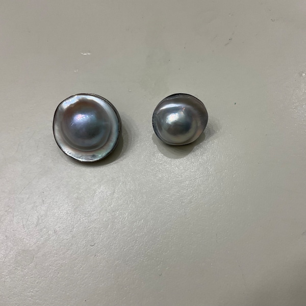 Edison Pearl Earrings | Bronze Edison Drop Pearl Earrings | Metallic ...