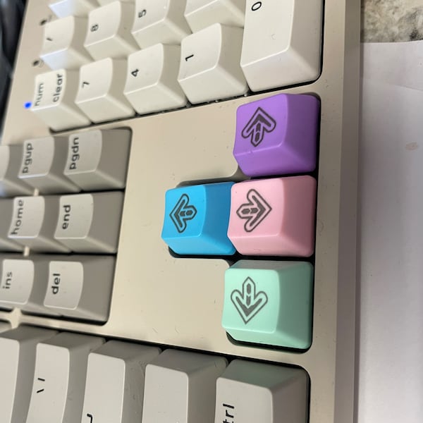 DDR Arrow Keycap Set, Artisan Keycaps, Custom Keys for Cherry MX ...