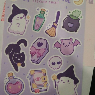 Spellbound Sticker Sheet Cute for Planners Bullet Journal Notebook or ...