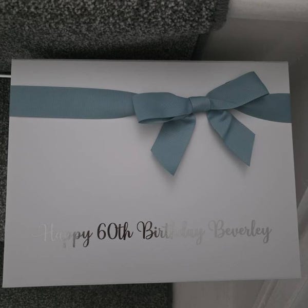 Pale Blue Gift Box - Light Blue Magnetic Gift Box - Various Sizes ...