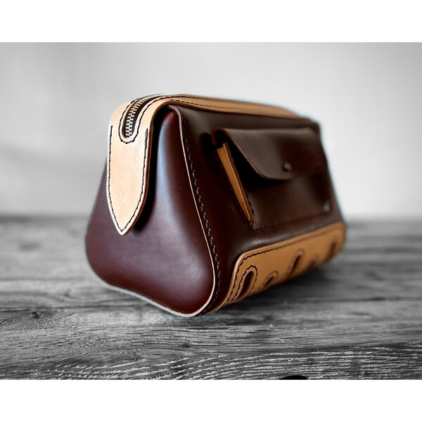 Dopp Kit Pattern - Toiletry Bag Pattern - Leather DIY - Pdf Download ...