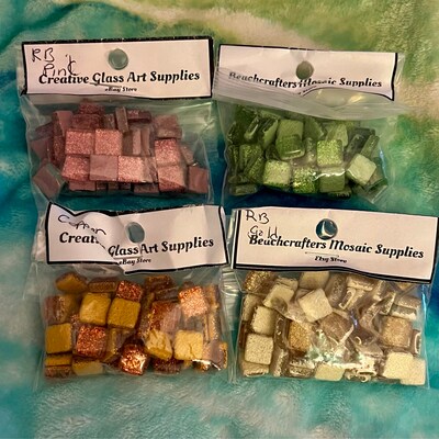 5 Mm Tiny Micro Ceramic Mosaic Tile Pieces Mixed Colors 2 Oz Bag ...