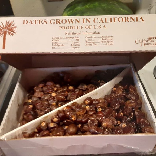 5lbs Choice MEDJOOL Dates - Medium/large Size - Golden Dates Farm - Etsy