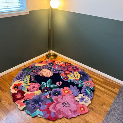 New Modern Black and White /melting Purple for Home Melting Persian ...