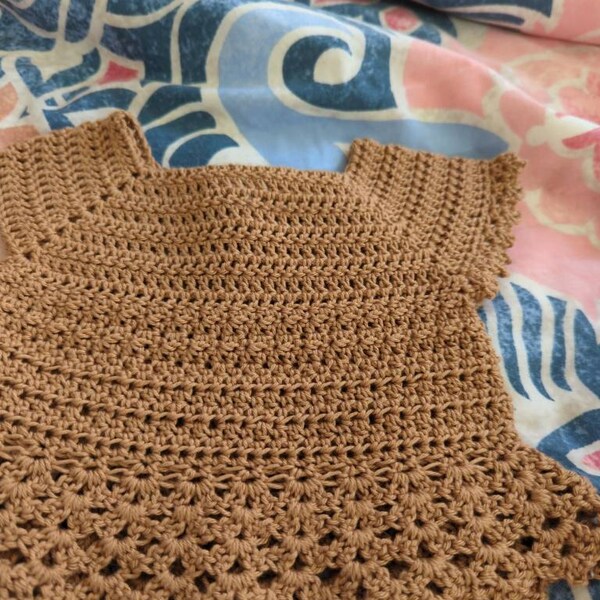 Crochet Pattern Baby or Girls Top - Newborn to 10 Years - Etsy