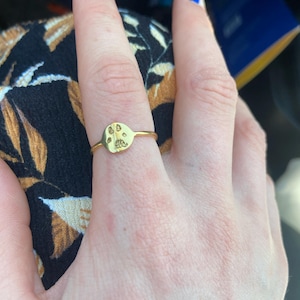 Custom Best Friend Ring Promise Ring for Friend Engraved Name Ring ...