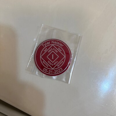 AA Circle & Triangle Vinyl Decal, Vehicle Lettering for Alcoholics ...