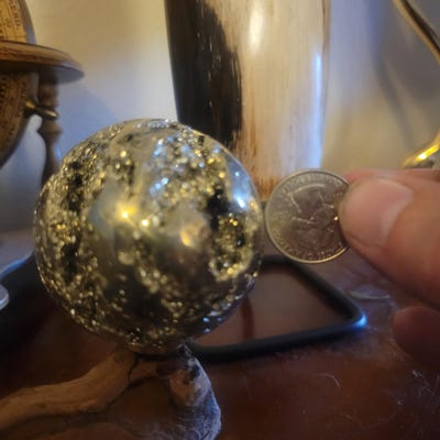 Large Tall Metal Sphere Stand Egg Stand or Globe Stand - Etsy