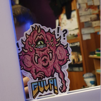 Cacodemon GULP Sticker Decal Doom Eternal Demon FREE Shipping - Etsy