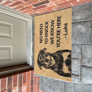 American Bully Door Mat Funny We Know You ARE Here Door Mats - Etsy