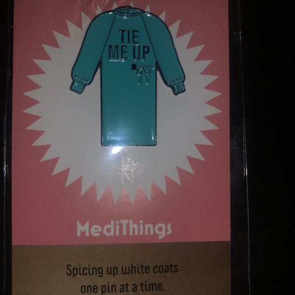 Surgical Gown Pin - PPE/ Frontline/ Surgeon/ Scrub Nurse/ Scrub Tech ...