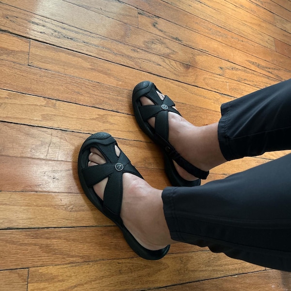 Black Flip Flop Back Straps / Shoe Accessories - Adults and Children ...